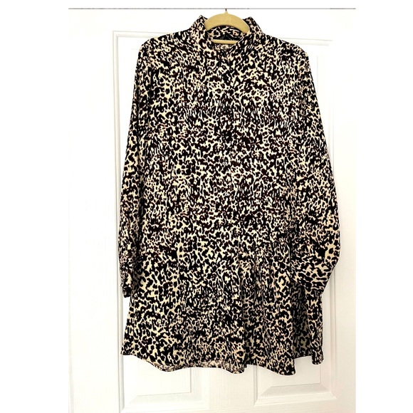 Zara | Dresses | Zara Leopard Print Dress | Poshmark